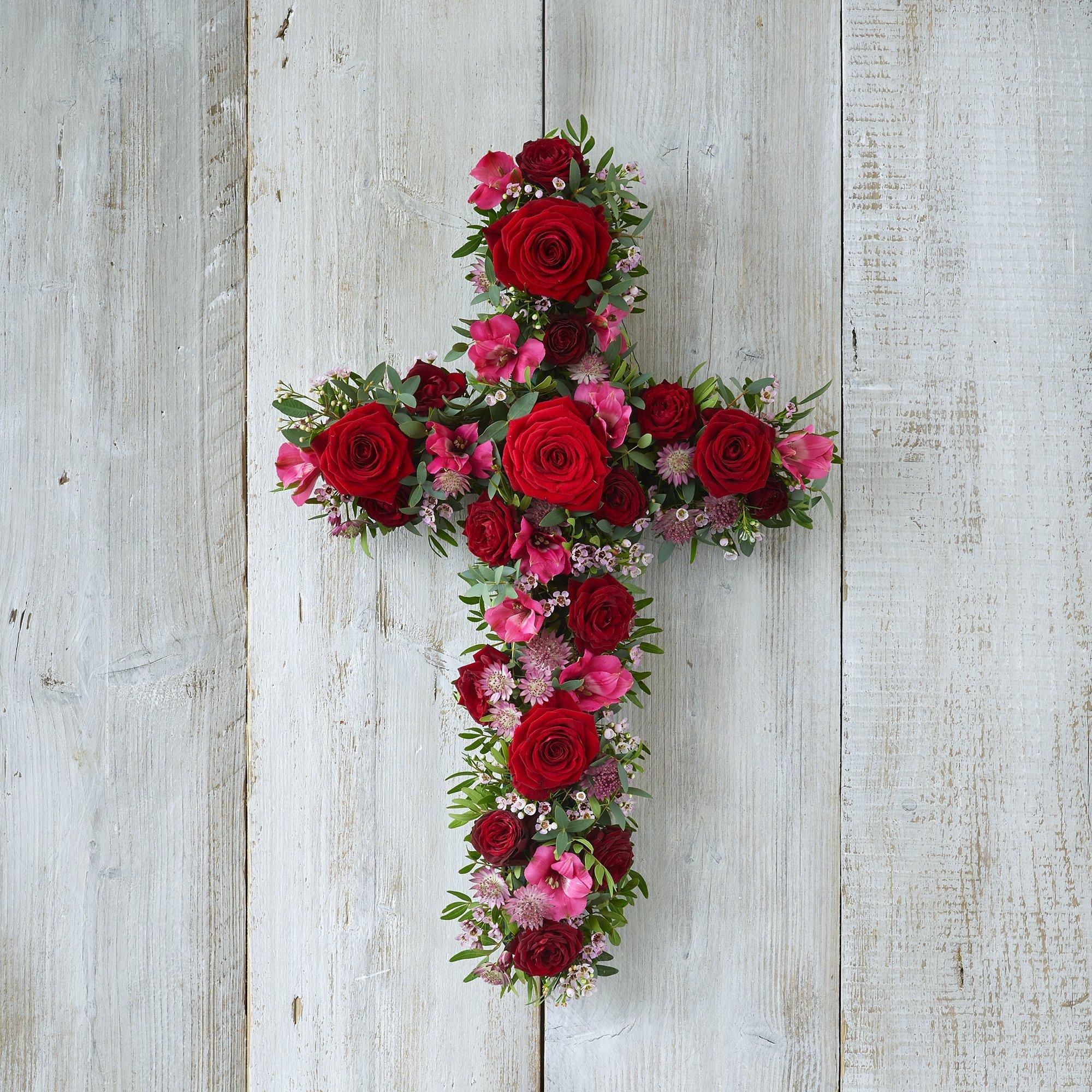 Red and Pink Cross - Interflora | Interflora