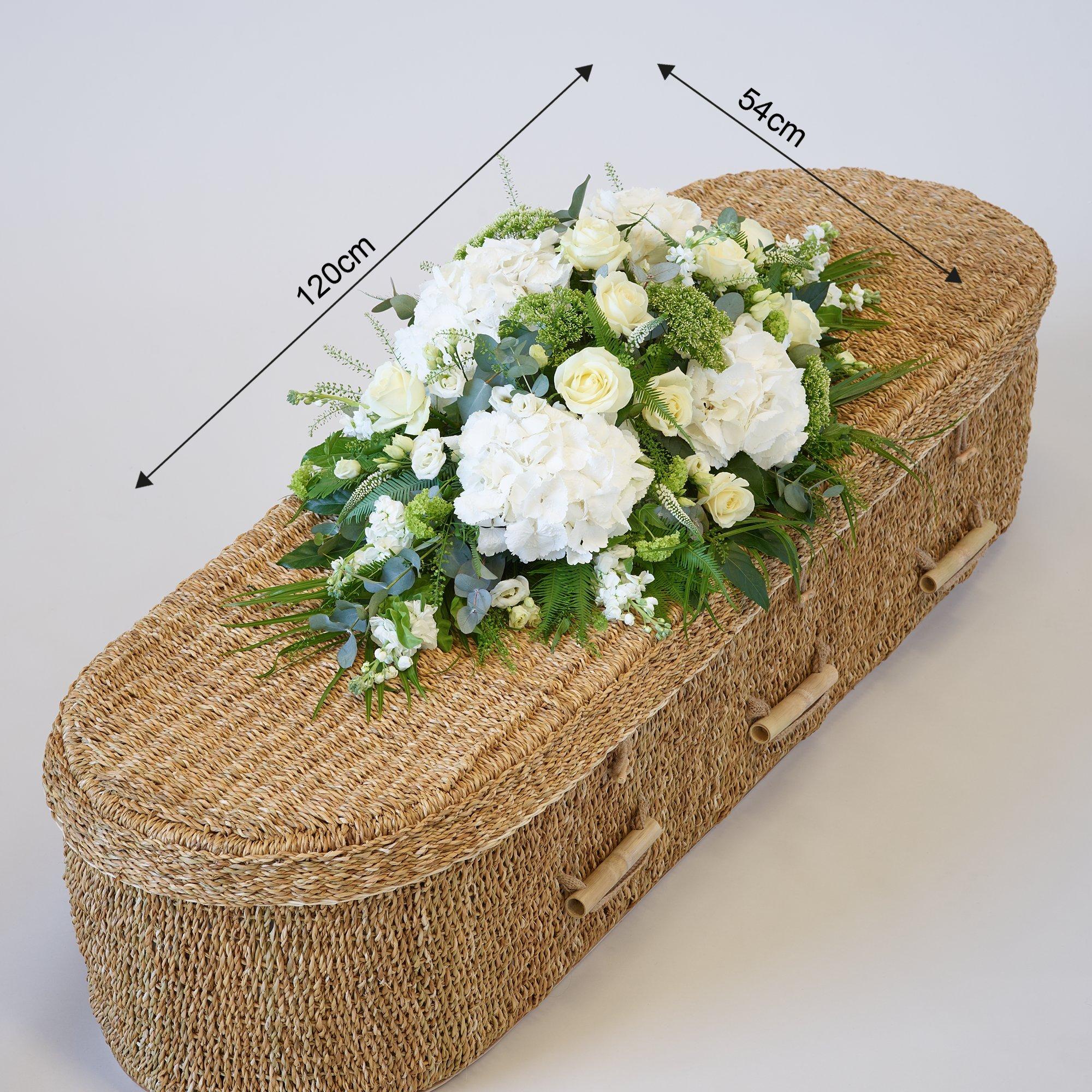 White Casket Spray - Interflora | Interflora
