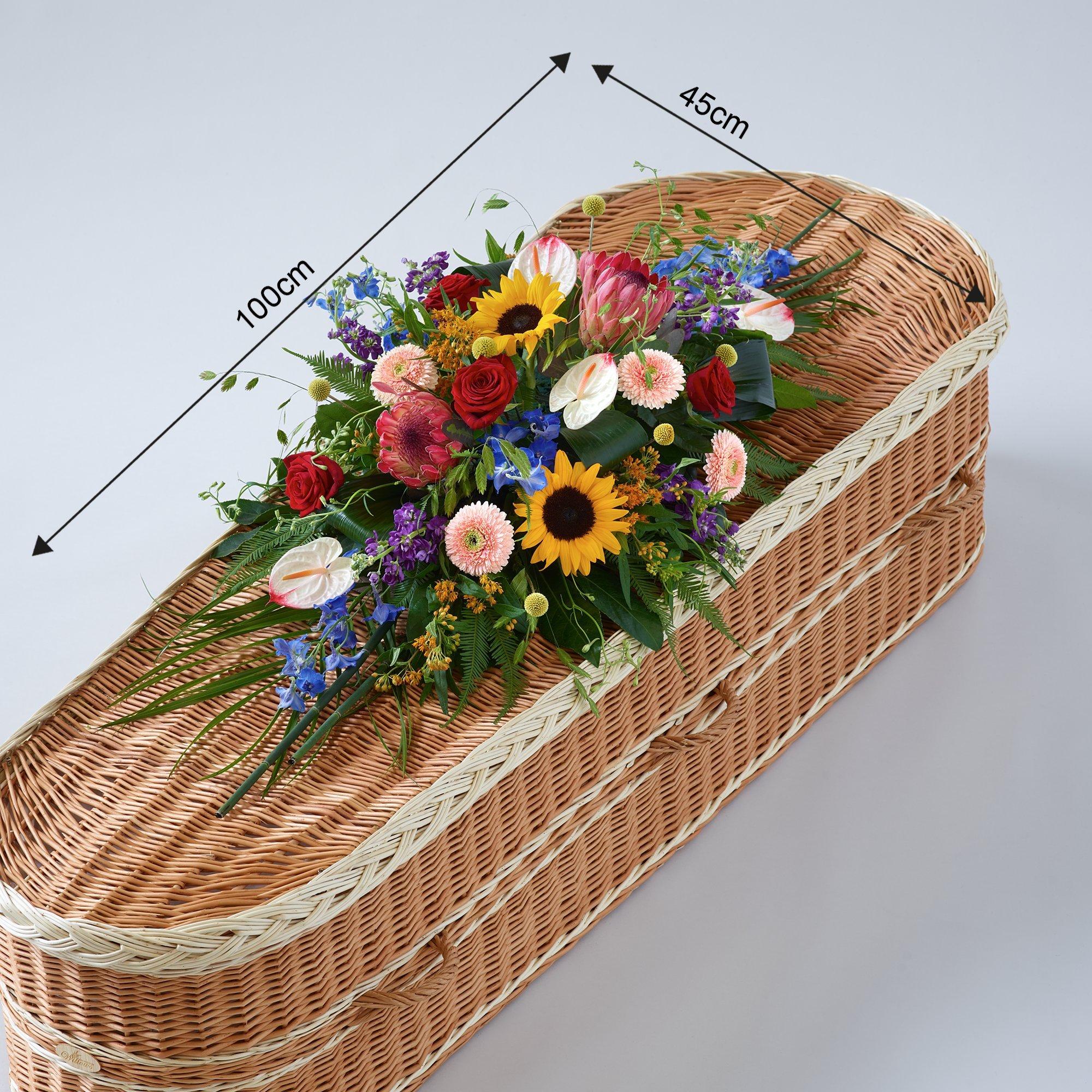 Natural Vibrance Casket Spray - Interflora | Interflora