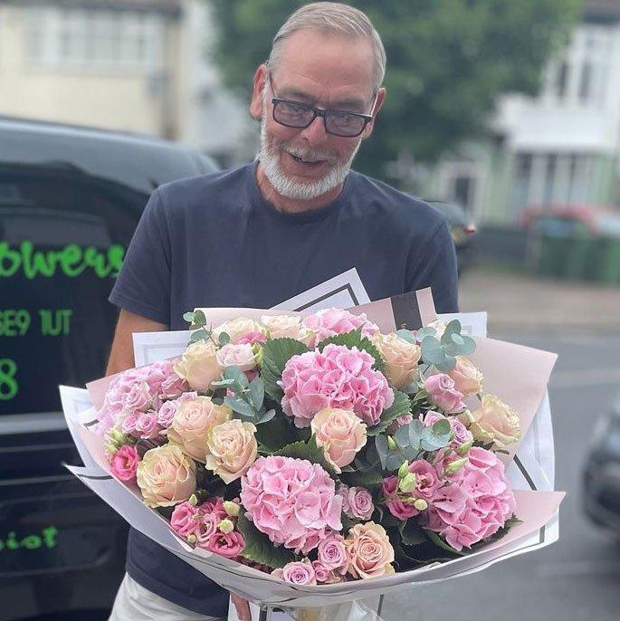 Showstopper Pink Flower Bouquet | Interflora